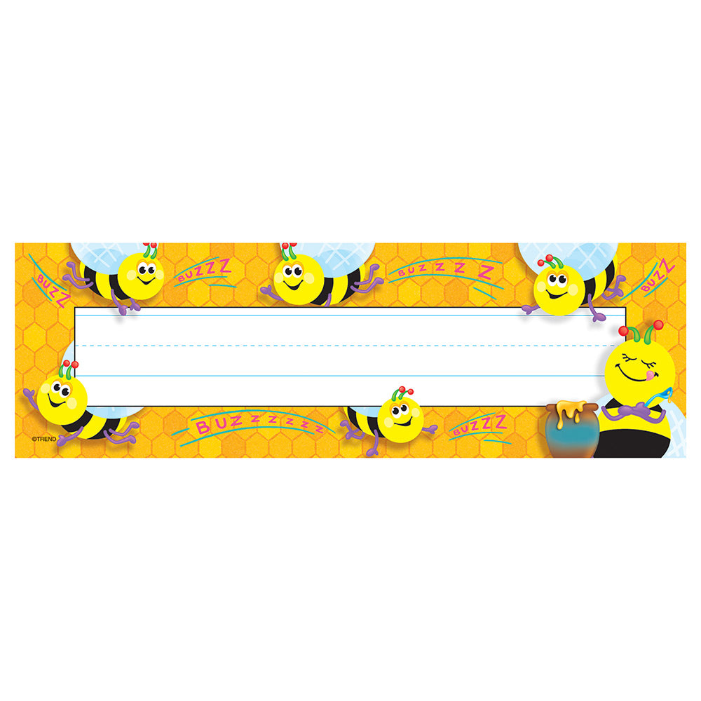 T69014 Trend Busy Bees Nameplates – Discovery Educational