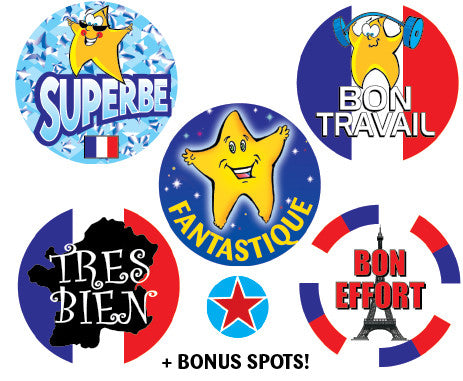 DE66: French - Reward Stickers – Discovery Educational
