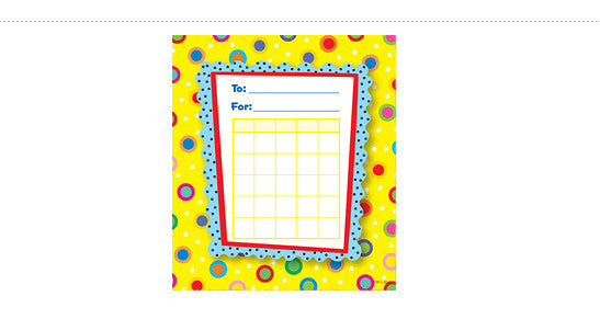 CTP1416: Polka Dots Incentive Chart – Discovery Educational