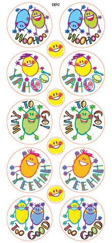 DE92: WooHoo - Reward Stickers | Discovery Educational