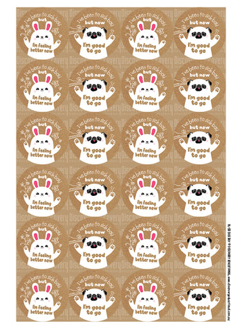 DLSB: Sick Bay Sticker - Large 35mm | Discovery Educational