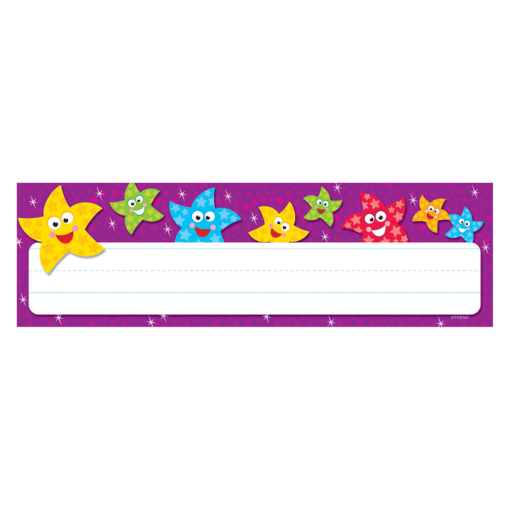 T69071 Trend Dancing Stars Nameplates – Discovery Educational