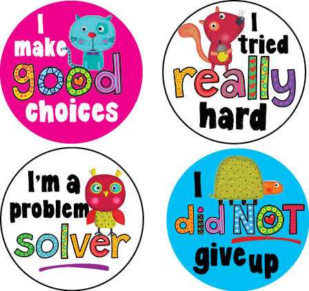 DL14: Affirmative Animals Stickers - Large 35mm | Discovery Educational