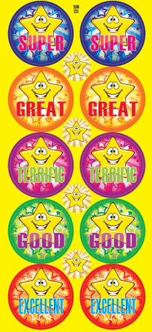 SUN121: Super Stars - Reward Stickers | Discovery Educational